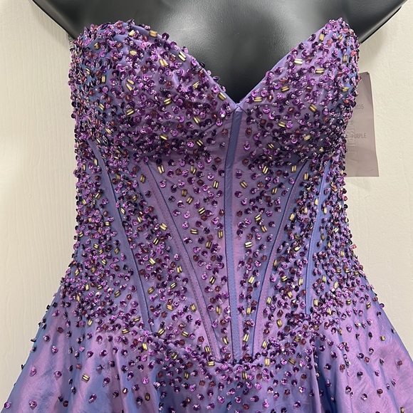 Cinderella | Dresses | Nwt Cinderella Purple Beaded Dress Size 6 | Poshmark